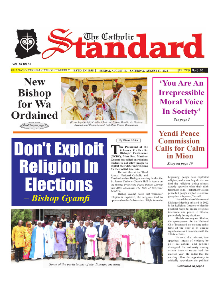 The Catholic Standard Sunday August 11, 2024 | PDF