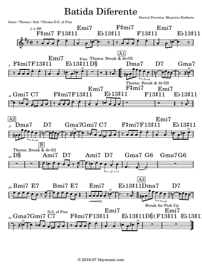 Batida Diferente | PDF