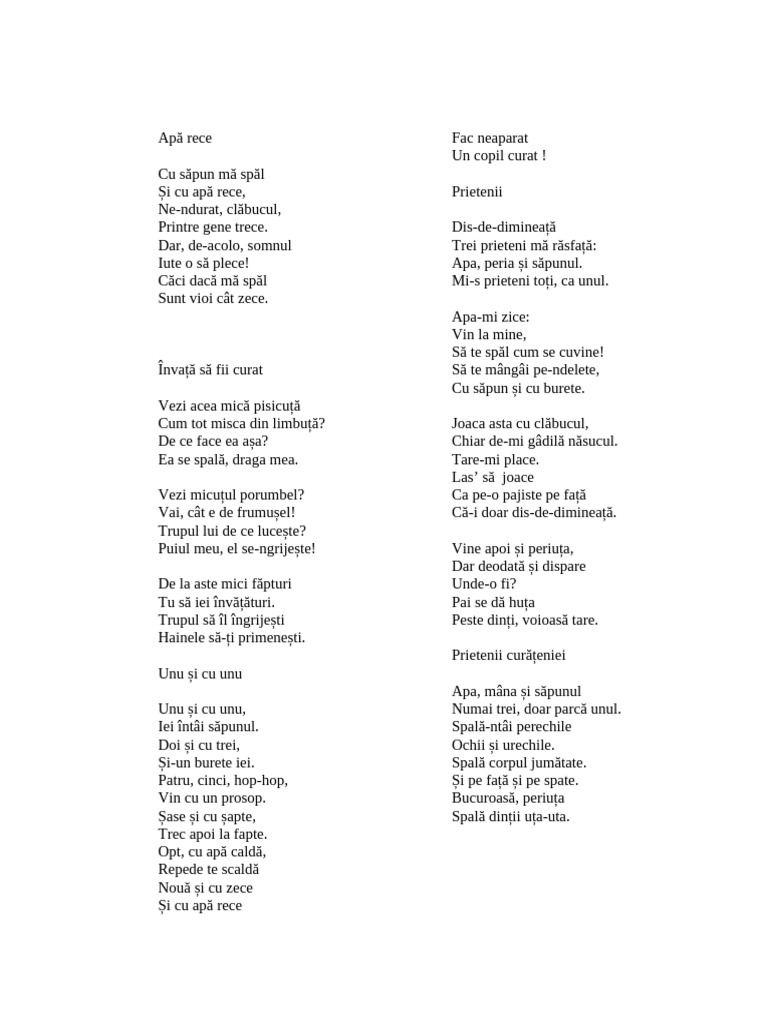 Vine Vacanta Versuri | PDF