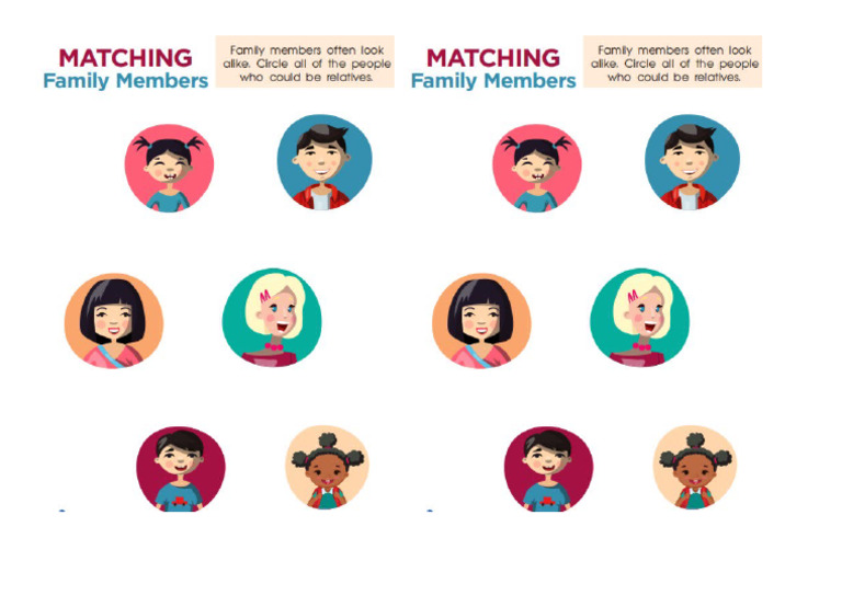 My Family Color Page | PDF