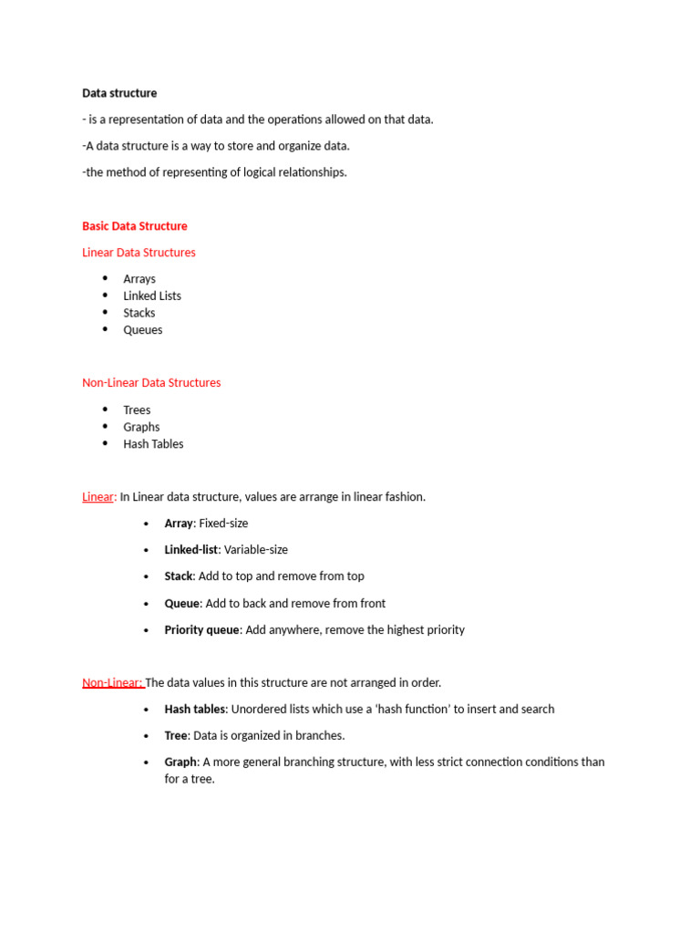 Data Structure Reviewer | PDF