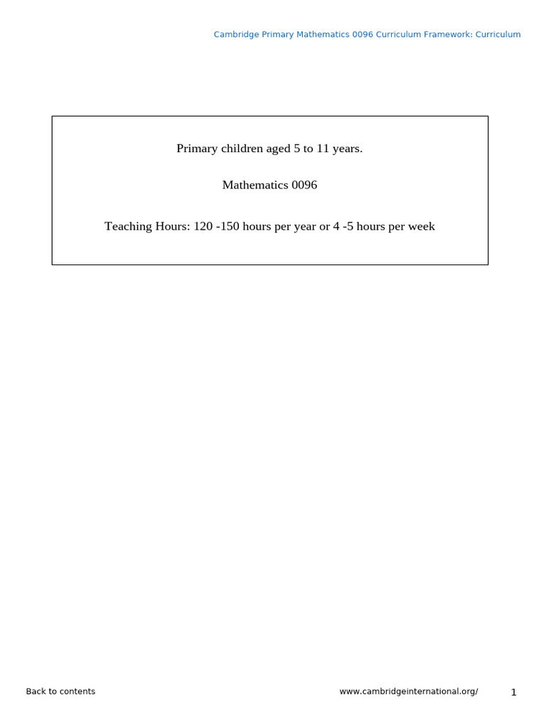Stage 5 Maths Curriculum | PDF