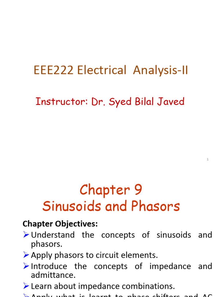 Lect 1 - 2 - 3 | PDF | Sine Wave | Phase (Waves)