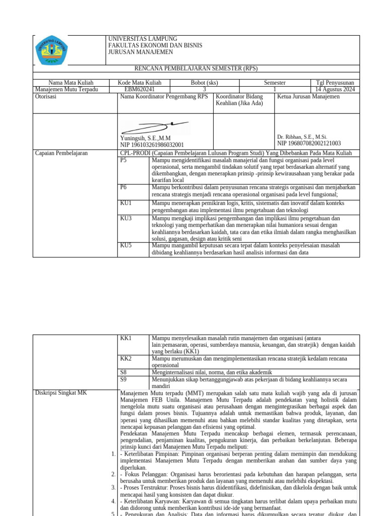 RPS MMT 2024-2 | PDF