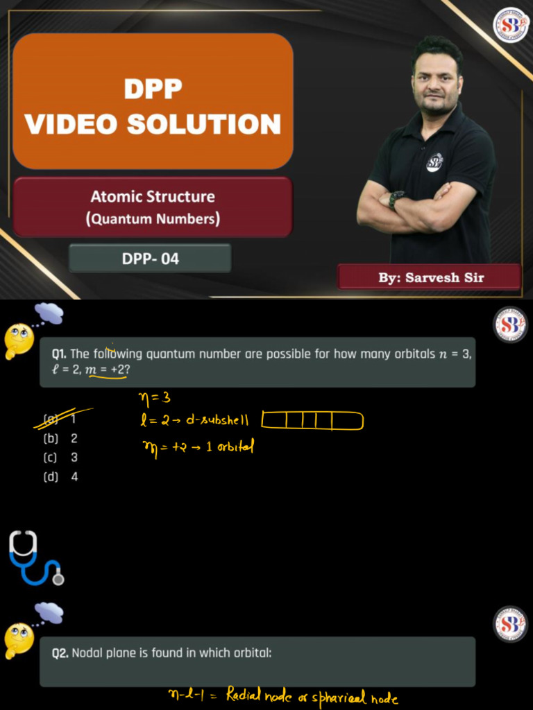 Atomic Structure DPP 04 Solution PDF - 3493 - 1720814311285 | PDF