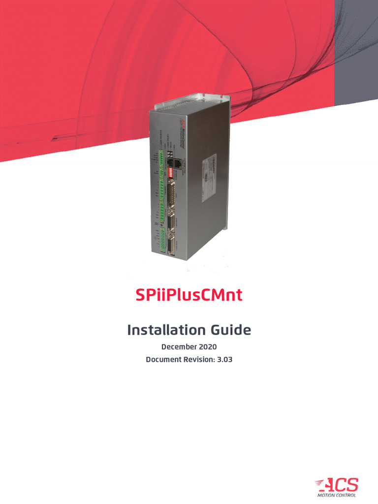 SPiiPlusCMnt Installation Guide | PDF
