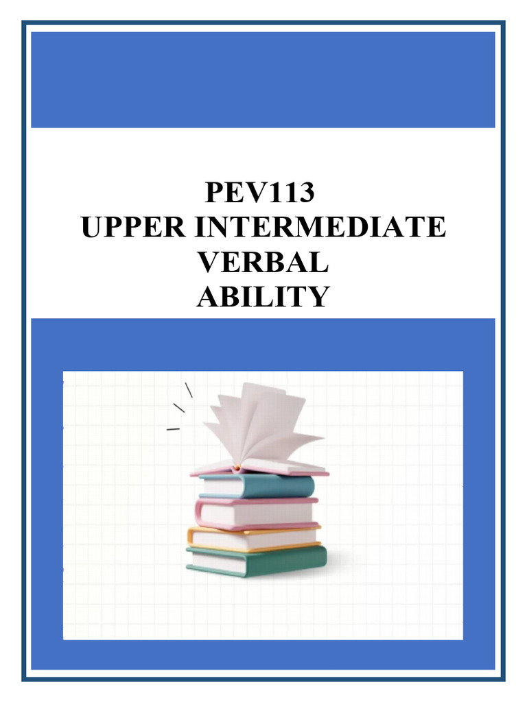 Final PEV113 Workbook | PDF
