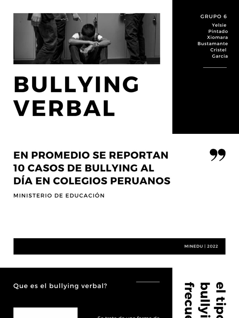 Bullying Verbal | PDF