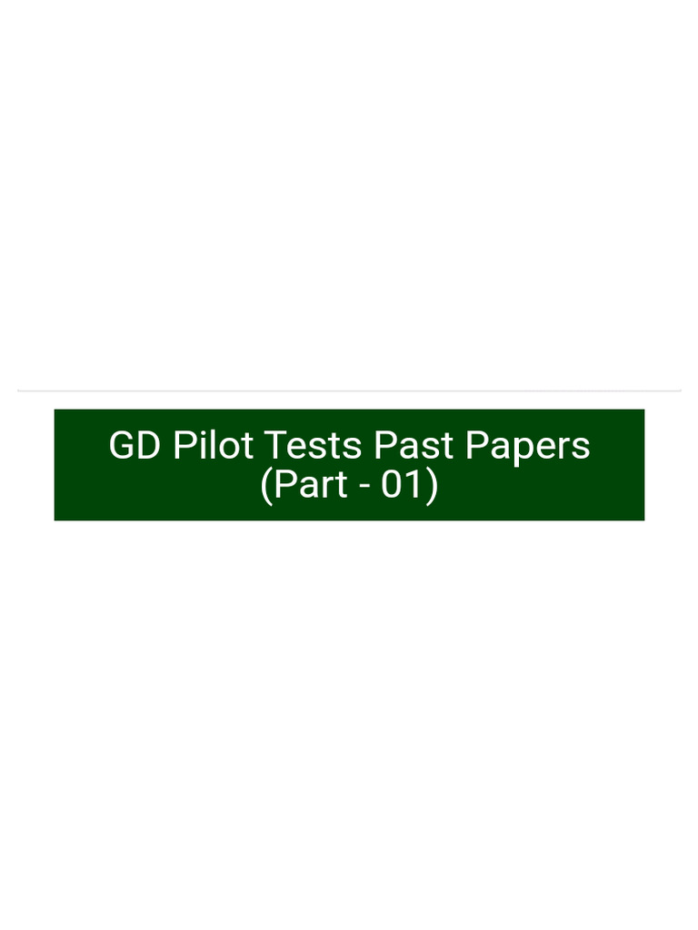 GDP Past Paper Very Important Part 3 | PDF