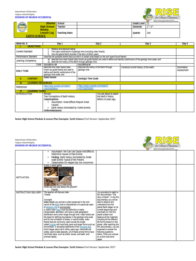 Earth Science Quarter 2 Week 9 | PDF