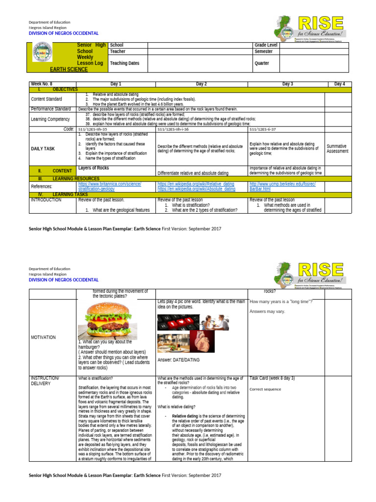 Earth Science Quarter 2 Week 8 | PDF