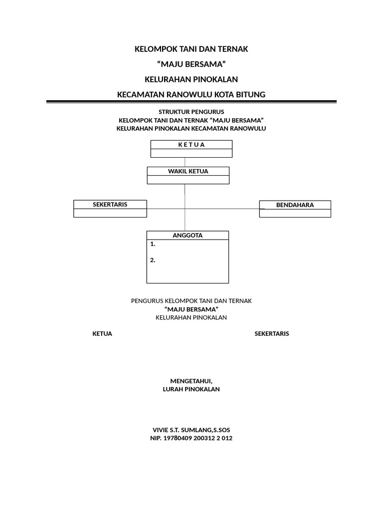 Kelompok Tani Dan Ternak | PDF