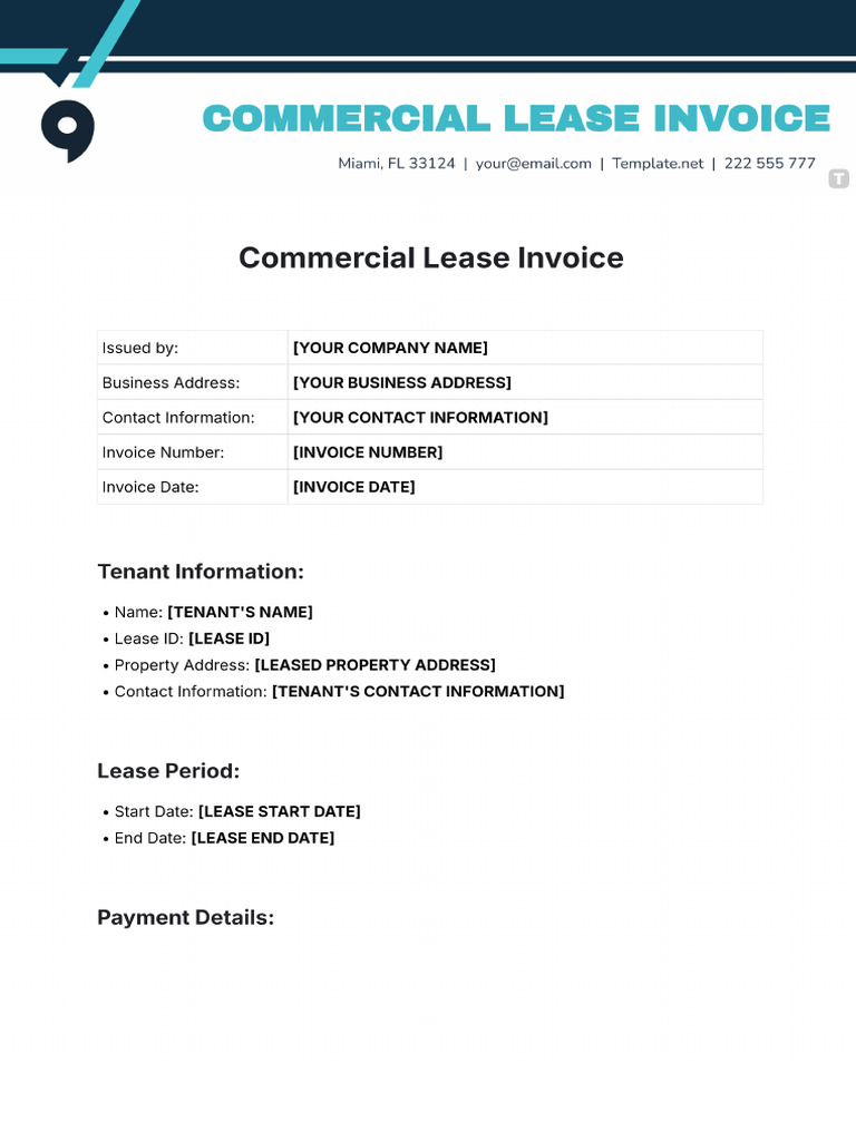FREE Commercial Invoice Templates - Download in Word, Google Docs ...