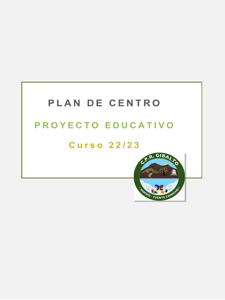 Proyecto-Ed_Gibalto_22_23-1 | PDF