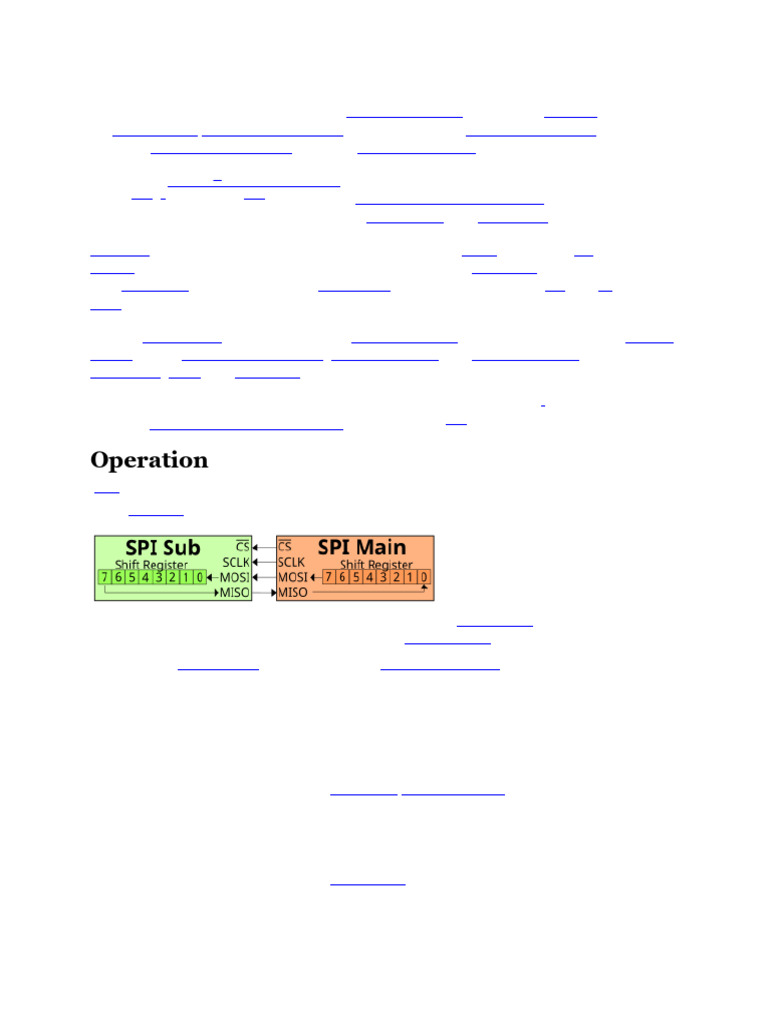 Serial Peripheral Interface | PDF