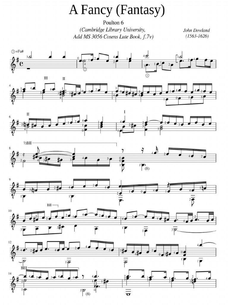 Dowland Fancy | PDF