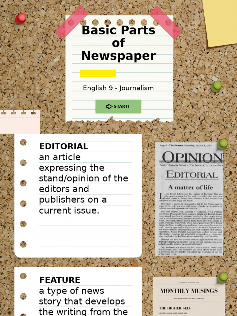 Q3 Lesson 2 Basic Parts Layouting Newspaper | PDF