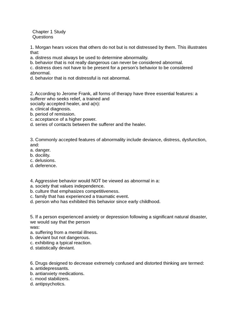 Comer 11th Chapter 1 Study Questions | PDF