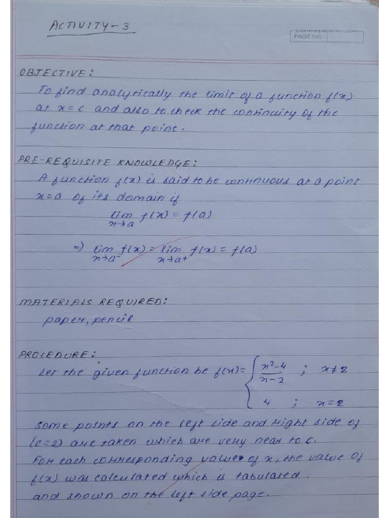 Activity 3 - STD XII | PDF