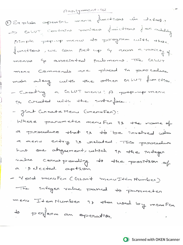 CG 2nd Assignment | PDF