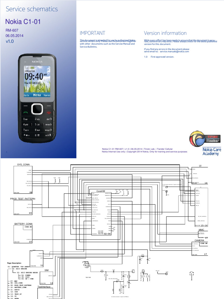 Dokumen - Tips - Nokia Schematic c1 01 RM 607 v10 | PDF