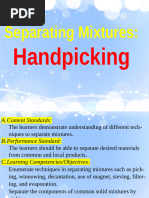 Hand Picking: A Separation Method | PDF | Mixture | Chemical Substances