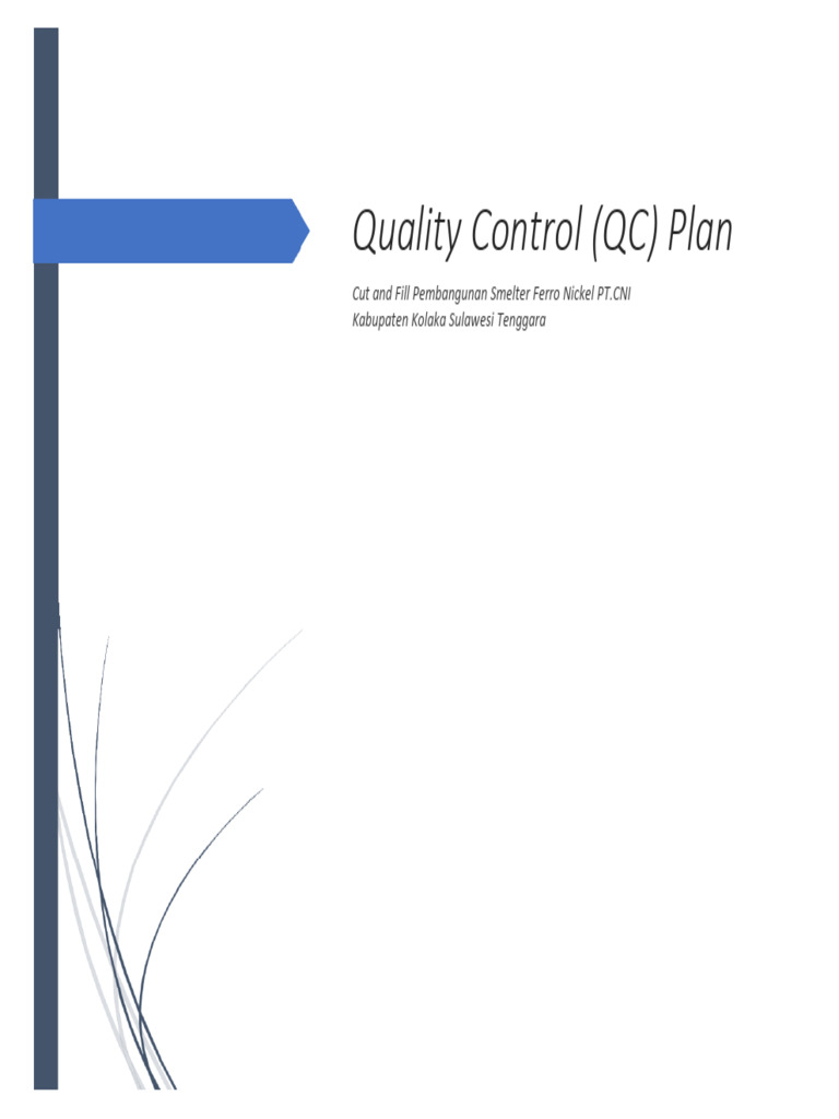QC Plan | PDF | Home & Garden | Technology & Engineering