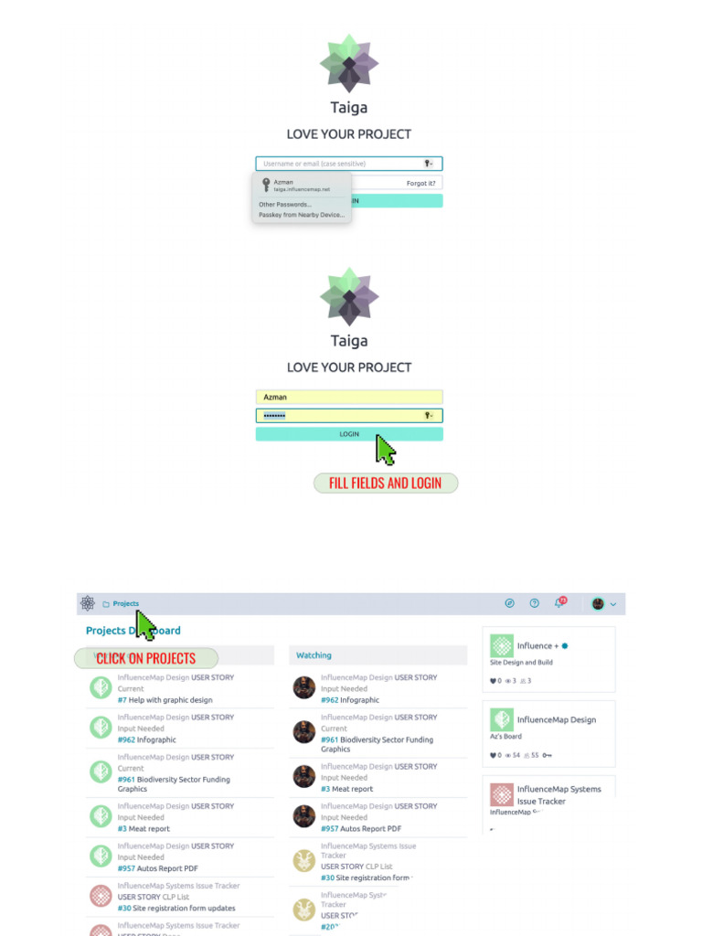 How To Use Taiga | PDF
