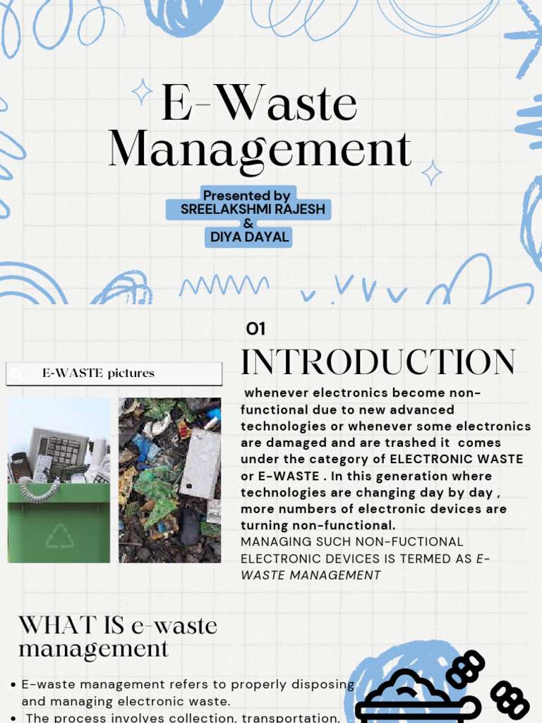 E-Waste Management | PDF
