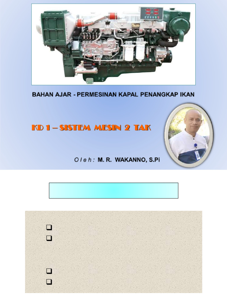 Mesin Kapal - KD 1 | PDF