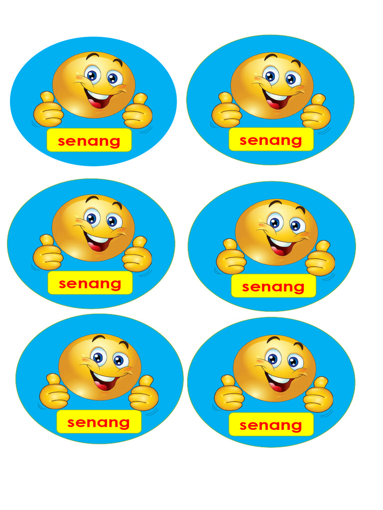 Emoji Senang, Sedih, Marah | PDF