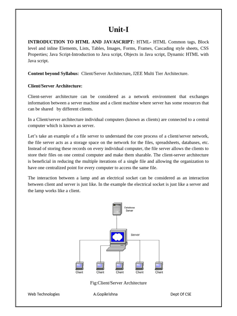 Web Technology | PDF