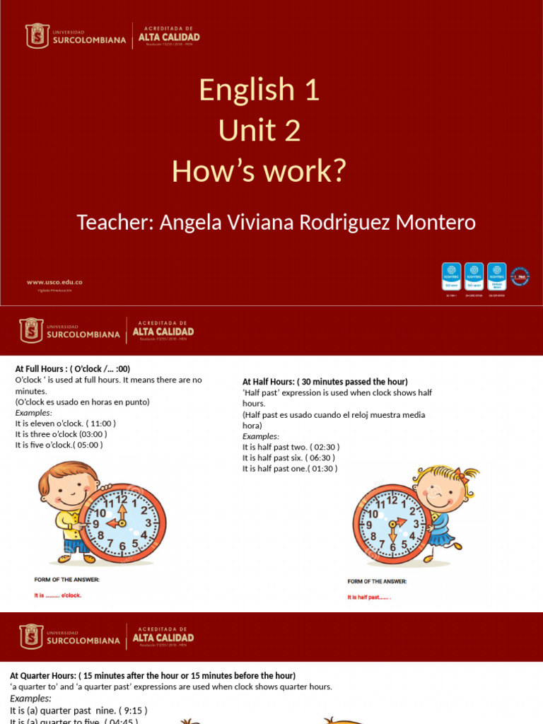 English 1 Unit 2 | PDF