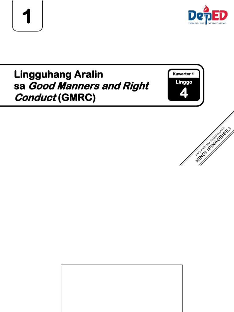 Le GMRC 1 q1 Week4 v.2 | PDF