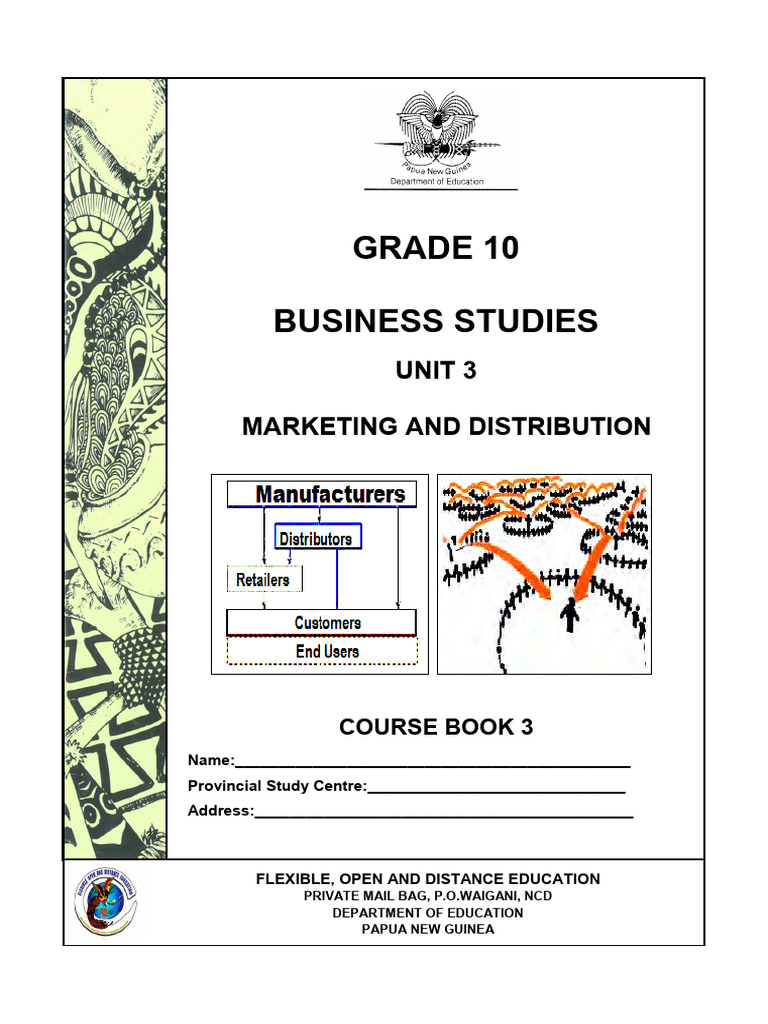 Gr10 Business Studies U3 | PDF
