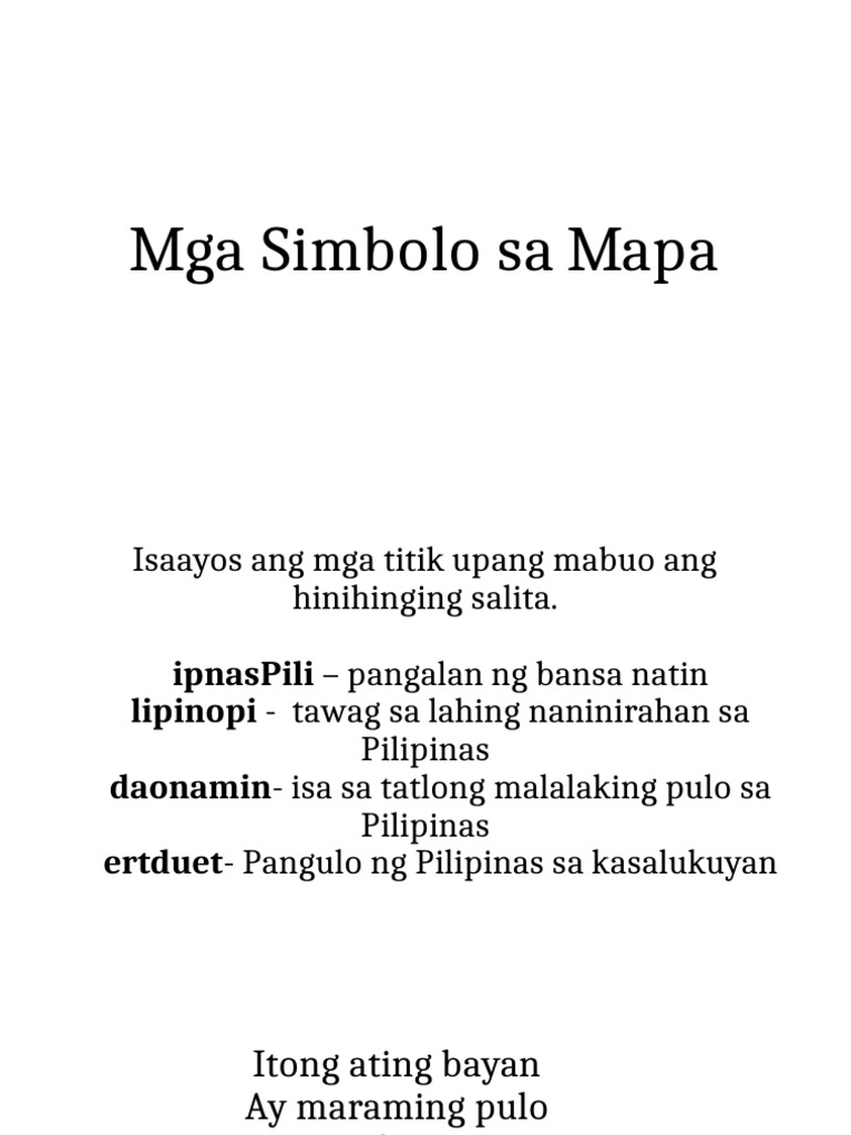 AP-Mga Simbolo sa Mapa | PDF