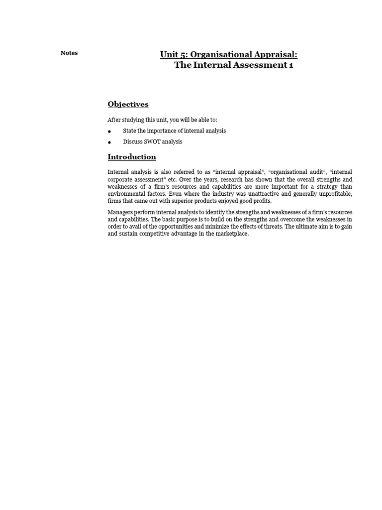 Strategic Management CBMEC Unit 5 | PDF