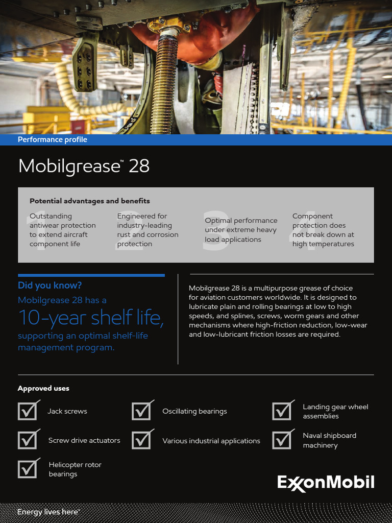 Mobilgrease-28 Factsheet | PDF