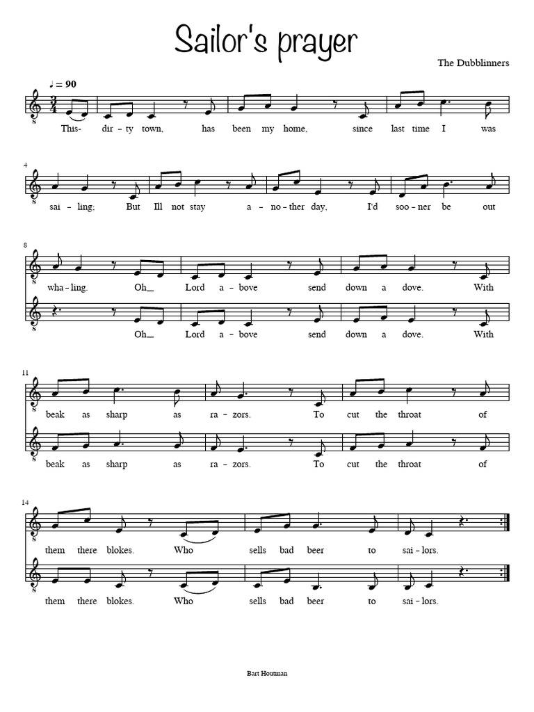 C-Sailor's Prayer | PDF