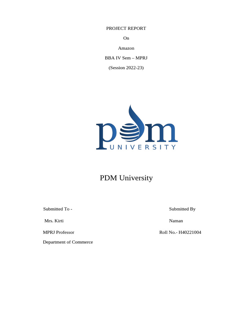 Naman Kumar MPRJ Project File Revised 14-4-23 | PDF