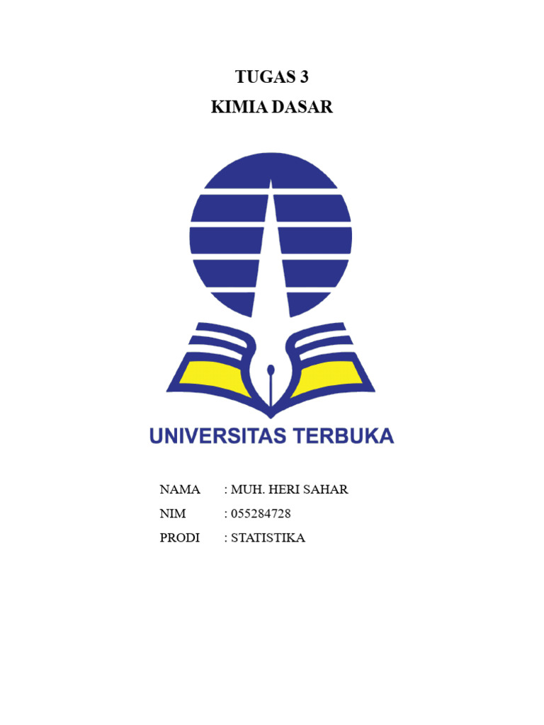 Tugas 3 - Kimia Dasar - Muh. Heri Sahar | PDF