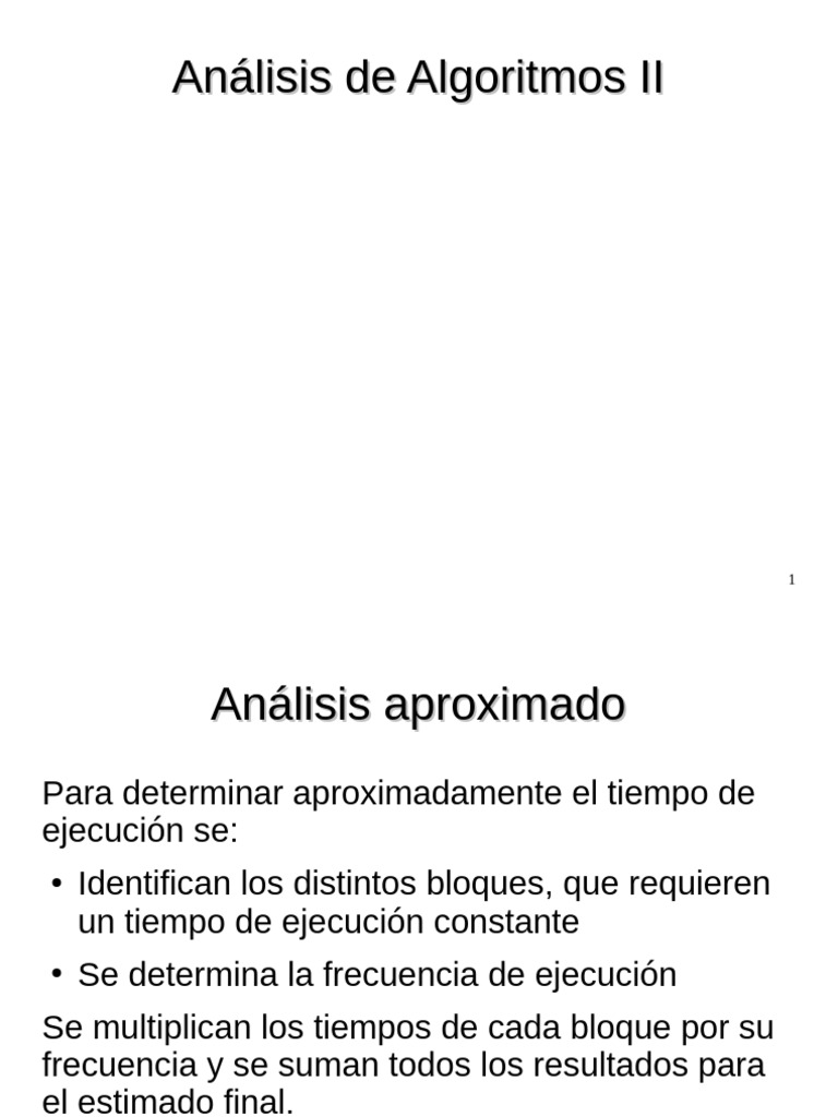 03.2 AnalisisAlgoritmos Sem05 | PDF