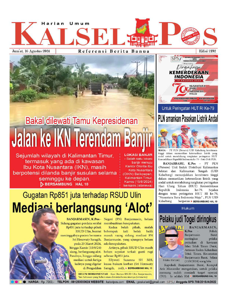 Epaper Kalsel Pos Jumat 16 Agustus 2024 | PDF