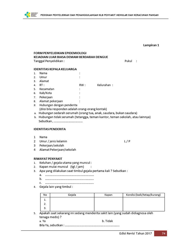 Pedoman Pe KLB Final-72-73 | PDF