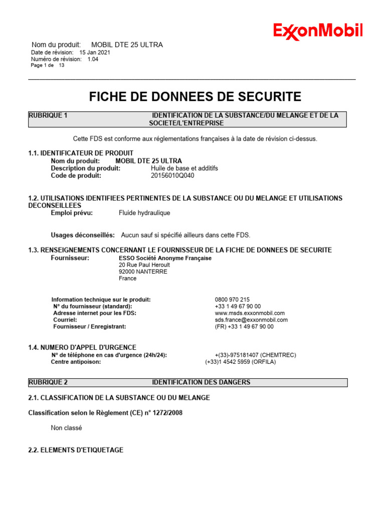 MSDS 1003750 | PDF