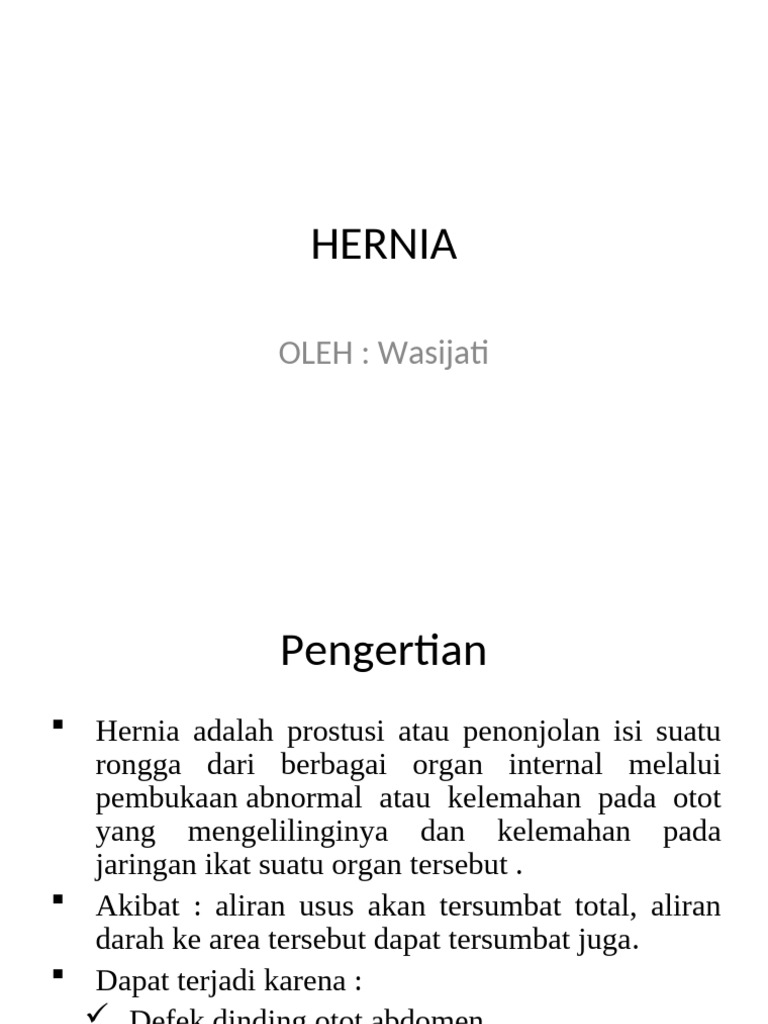 HERNIA | PDF