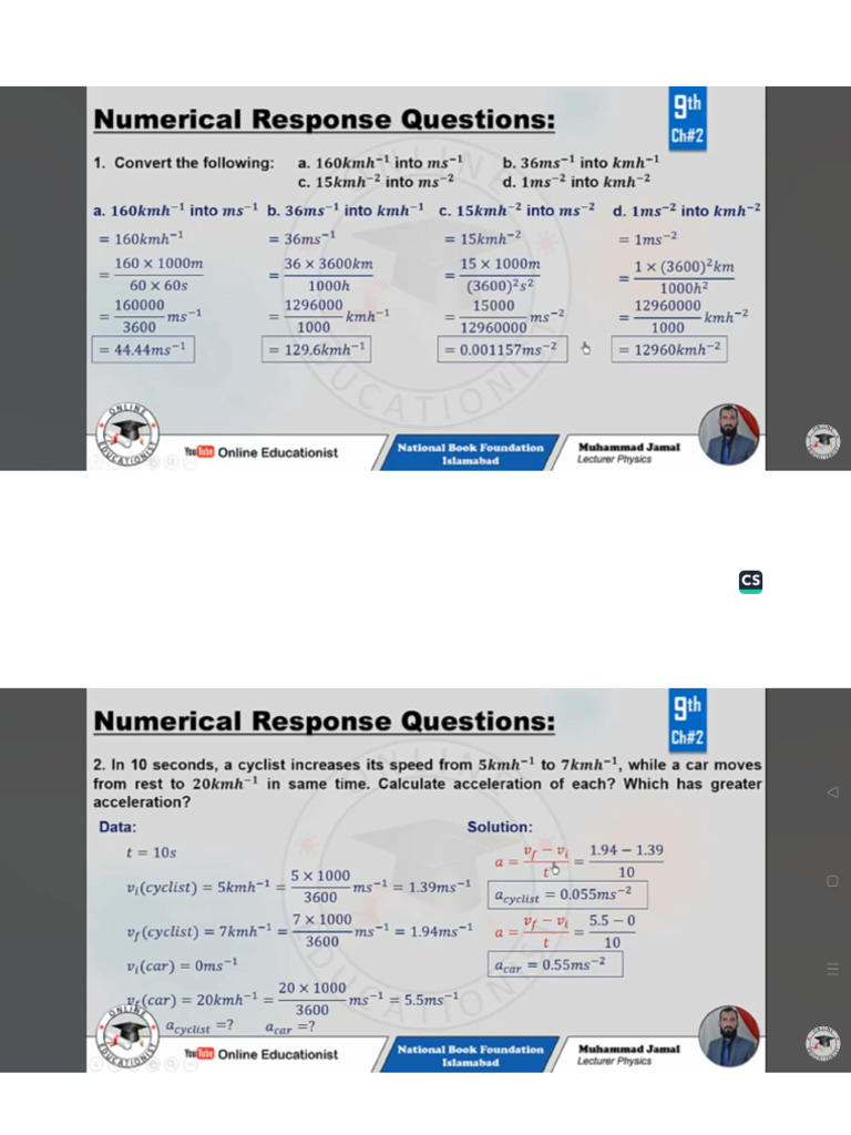 Chapter 2 Numericals NBF | PDF