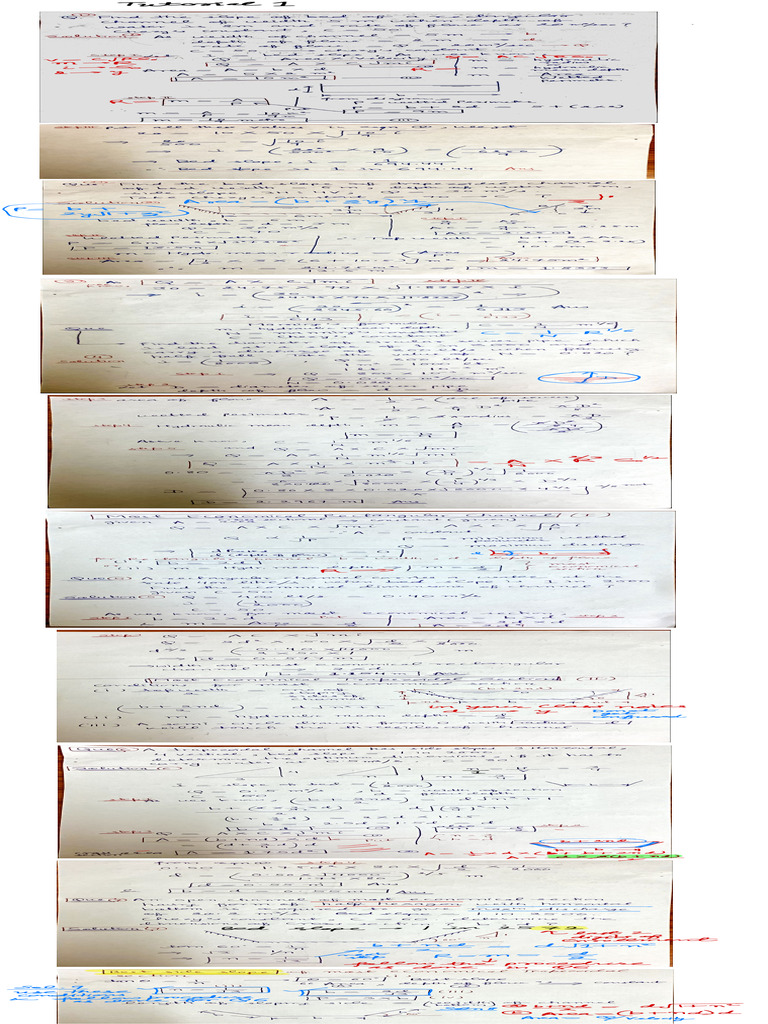 Tutorial 1 Solutions | PDF