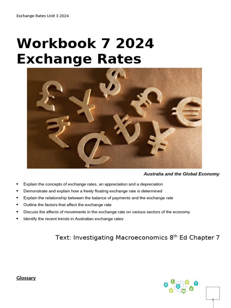 Workbook 7 2024 Exchange Rates (With Exam) | PDF