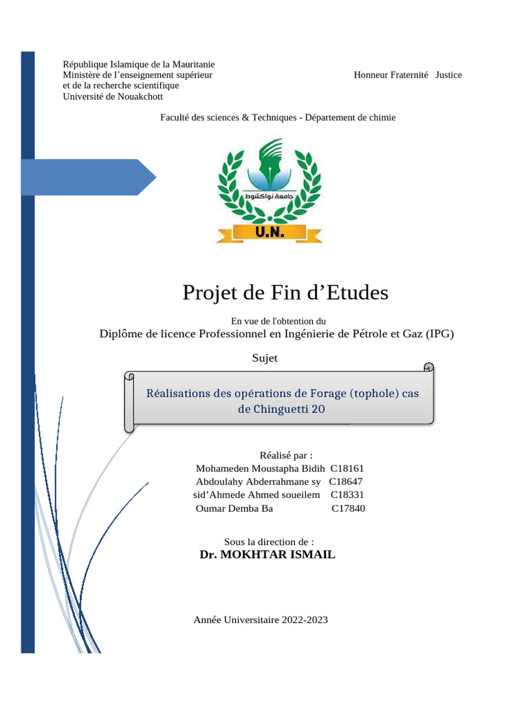 Projet Fin D'etude Gp1 | PDF